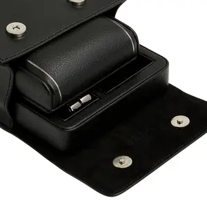 Wolf Single Travel Watch Stand - Black