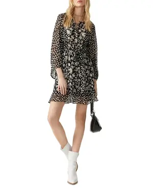 Ba&sh Fiona Belted Mini Dress