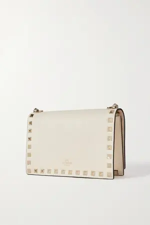 Valentino Garavani Rockstud Leather Clutch