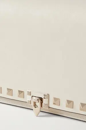 Valentino Garavani Rockstud Leather Clutch