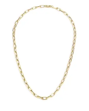 Adina Reyter 14k Yellow Polished Oval Link Necklace - Gold