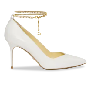 Sarah Flint Perfect Shiffon Pump 85 White