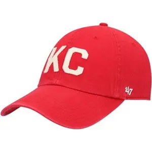 '47 Kansas City Chiefs Finley Clean Up Adjustable Cap - Red