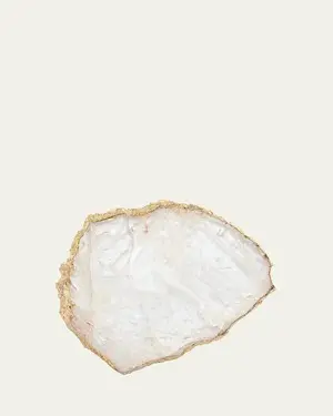 ANNA NEW YORK Crystal & Gold Platter - No Color