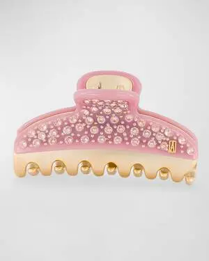 Alexandre De Paris Large Vendome Claw Clip - Pink | Editorialist