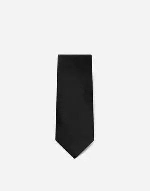 Dolce & Gabbana Silk Satin Martini Tie - Black