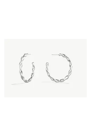 SOKO Twist Hoop Earrings - Gold
