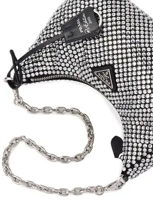 Prada Re-edition 2005 Crystal Embellished Bag
