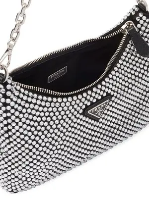 Prada Re-edition 2005 Crystal Embellished Bag