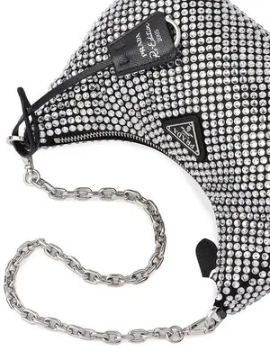 Prada Re-edition 2005 Crystal Embellished Bag