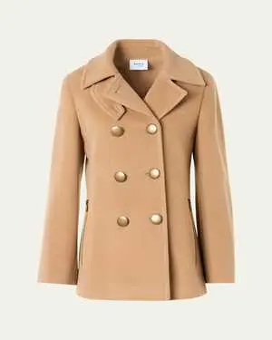 Akris Cashmere And Wool-blend Top Coat - Beige