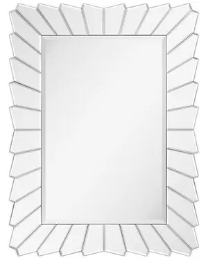 EMPIRE ART DIRECT Empire Art Direct Traverse Moderno Beveled Mirror - Nocolor