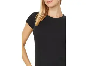 Madewell Supima Ribbed Cotton Blend T-shirt - Black