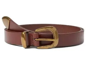 Madewell Madewell Skinny Leather Western Belt Mahogany