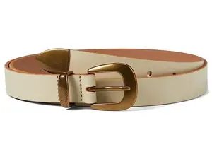 Madewell Madewell Skinny Leather Western Belt White