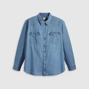 LEVI'S Classic Western Shirt Chambray - Franklin Stonewash