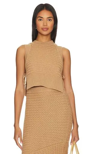 House Of Harlow 1960 Lilja Top - Camel