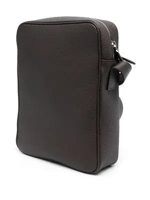 SERAPIAN North South Leather Messenger Bag
