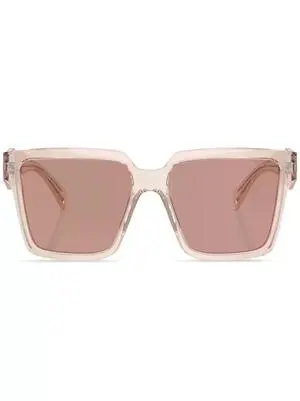 Prada Square-frame Tinted Sunglasses - Pink