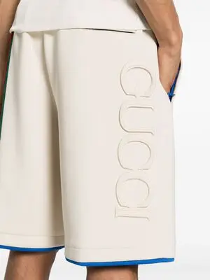 Gucci Logo-appliqué Scuba Track Shorts