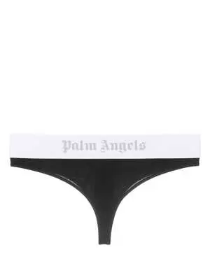 Palm Angels Logo Band Thong - Black
