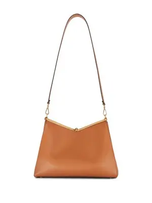 Etro Vela Leather Shoulder Bag - Brown
