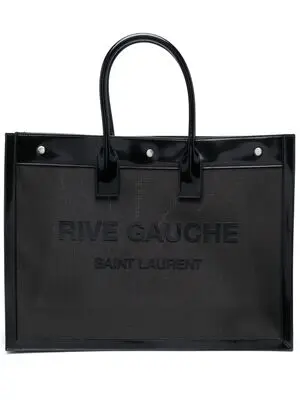 Saint Laurent Rive Gauche Silver Tone Totes