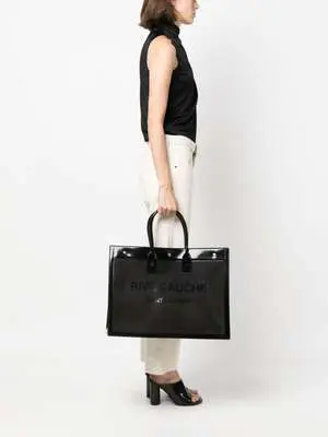 Saint Laurent Rive Gauche Tote Bag - Black