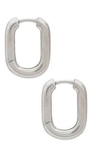 Shashi Cosmo Huggie - Silver