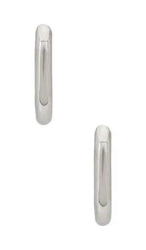 Shashi Cosmo Huggie - Silver