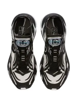 Dolce & Gabbana Fast Panelled Sneakers - Black