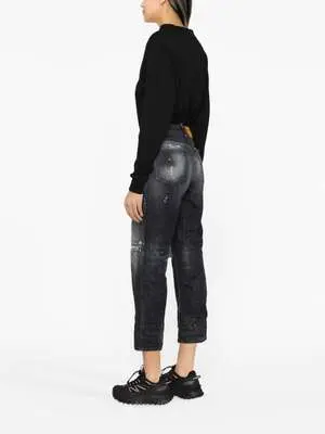 Dsquared2 Distressed Tapered Jeans