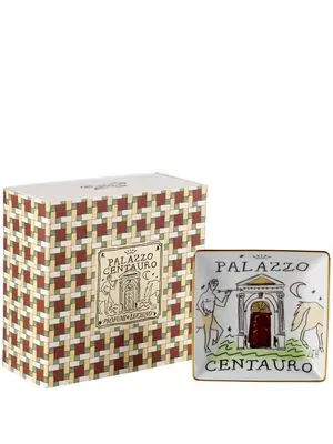 GINORI 1735 Palazzo Centauro Porcelain Valet Tray - White