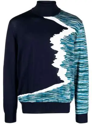 Missoni Stripe-pattern Roll-neck Jumper