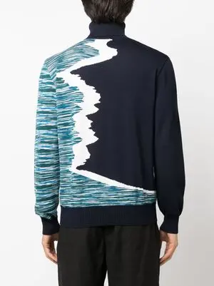 Missoni Stripe-pattern Roll-neck Jumper