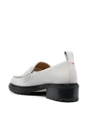 AeydĒ Ruth 40mm Round-toe Loafers - Grey