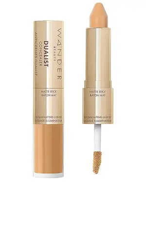 WANDER BEAUTY Dualist Matte And Illuminating Concealer - Golden Medium
