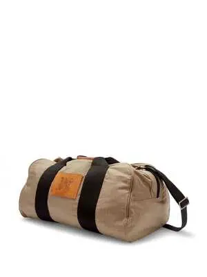Palm Angels Logo-patch Holdall Bag - Neutrals