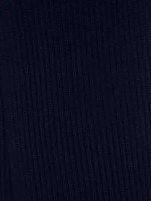 Kenzo Logo-patch Ribbed-knit Scarf