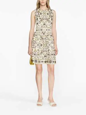 Tory Burch Pisces Dream-print Silk Dress