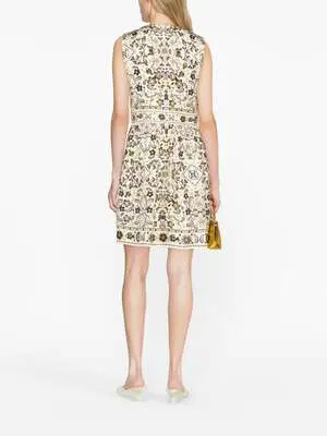 Tory Burch Pisces Dream-print Silk Dress