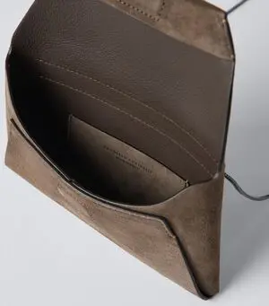 Brunello Cucinelli Suede Envelope Shoulder Bag