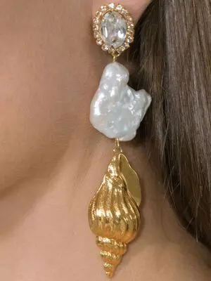 JENNIFER BEHR Adella Crystal-embellished Earrings