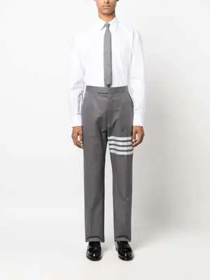 Thom Browne Oxford Grosgrain Placket Shirt - White