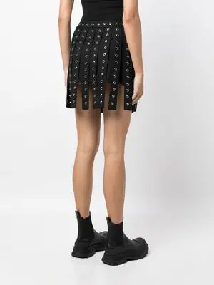 Monse Eyelet-detailed Asymmetric Skirt