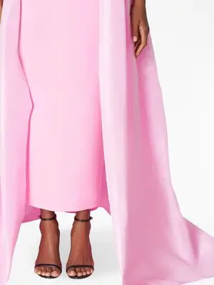 Carolina Herrera Ruched Strapless Gown