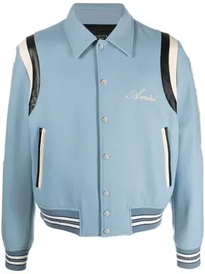 Amiri Logo-print Bone-patch Jacket