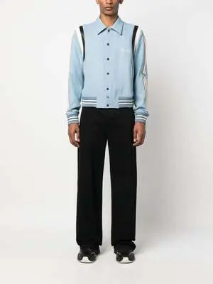 Amiri Logo-print Bone-patch Jacket