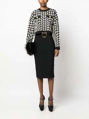 Moschino Buckle-detail Skirt