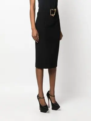 Moschino Buckle-detail Skirt